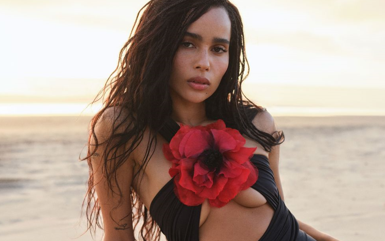 Зои Кравиц снялась в сексуальной фотосессии для Elle | kinowar.com